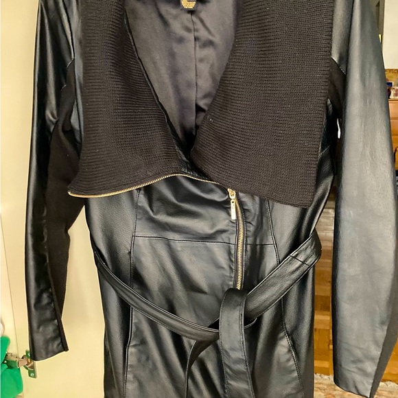 IMAN | Jackets & Coats | Iman Brand 0 Leather Fully Lined Inside Pocket ...